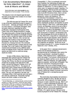 Viewing guides for contemporary documentary film : Trinity University ...